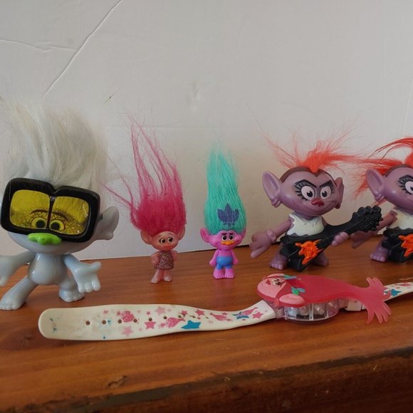 Trolls | Toys | Trolls The Movie Toy Watch Lot World Tour Doll Figures ...